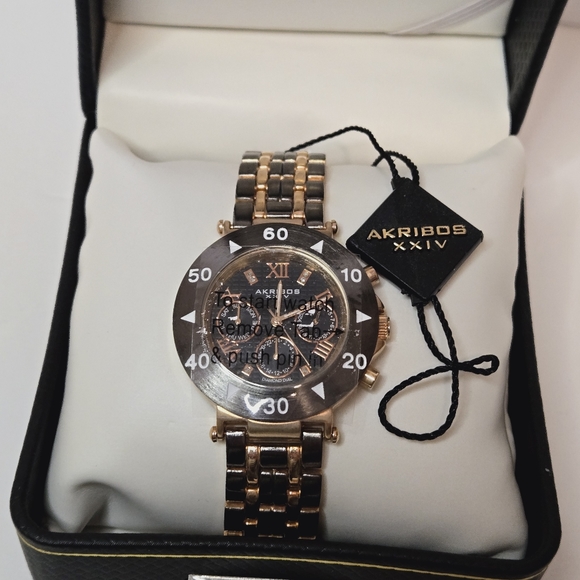 Akribos XXIV | Accessories | New Akribos Xxiv Ak686gn Women Conqueror ...